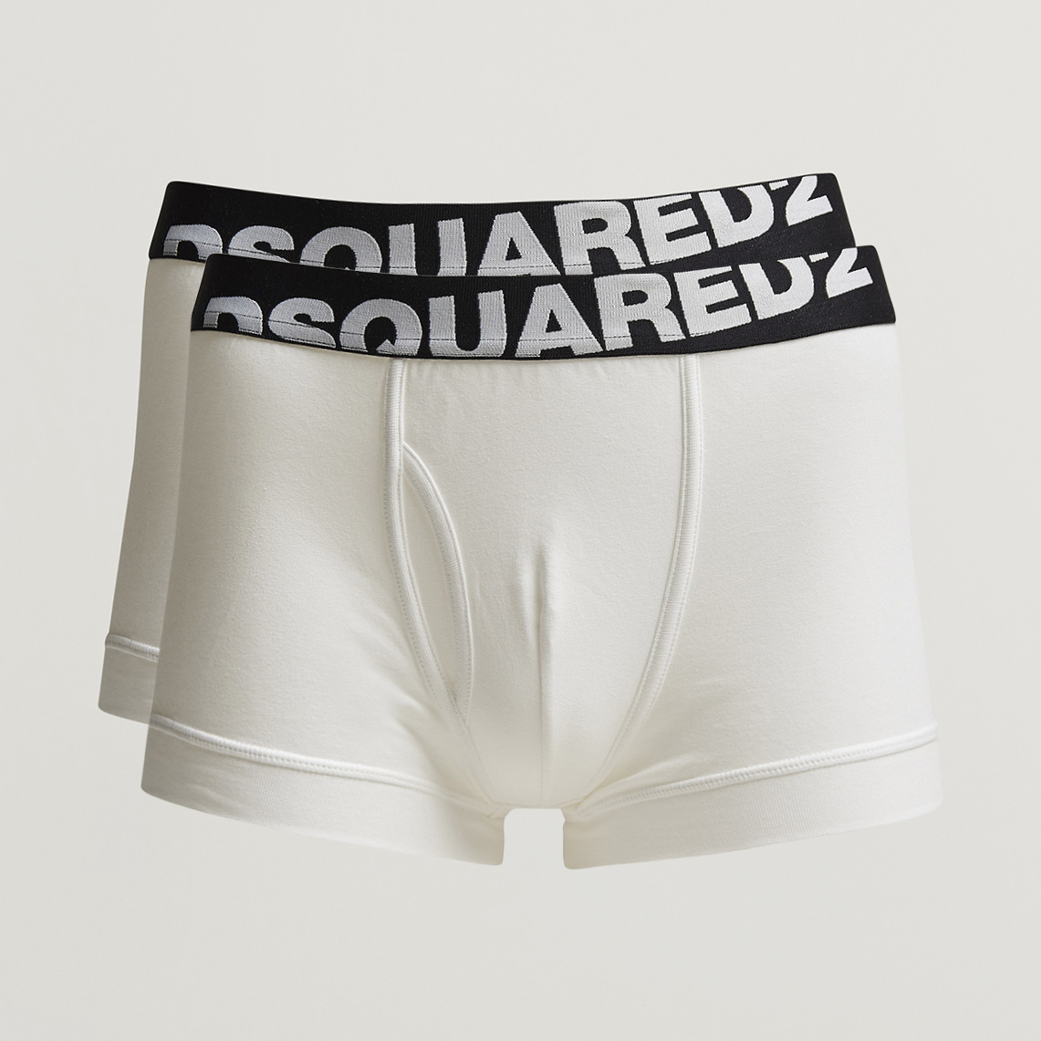 Dsquared2 2-Pack Cotton Stretch Trunk White su CareOfCarl.it