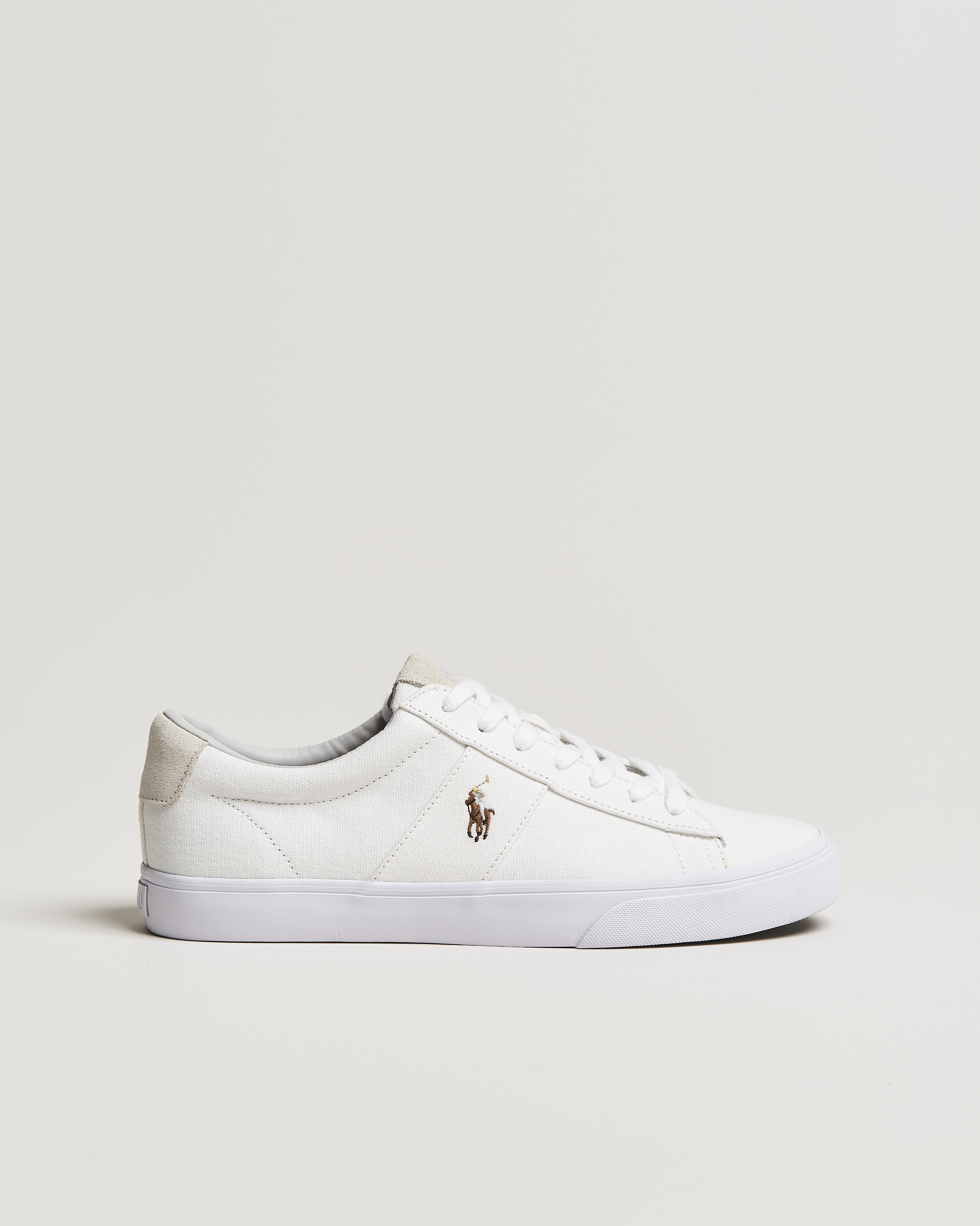 Polo Ralph Lauren Sayer Canvas Sneakers White su CareOfCarl.it