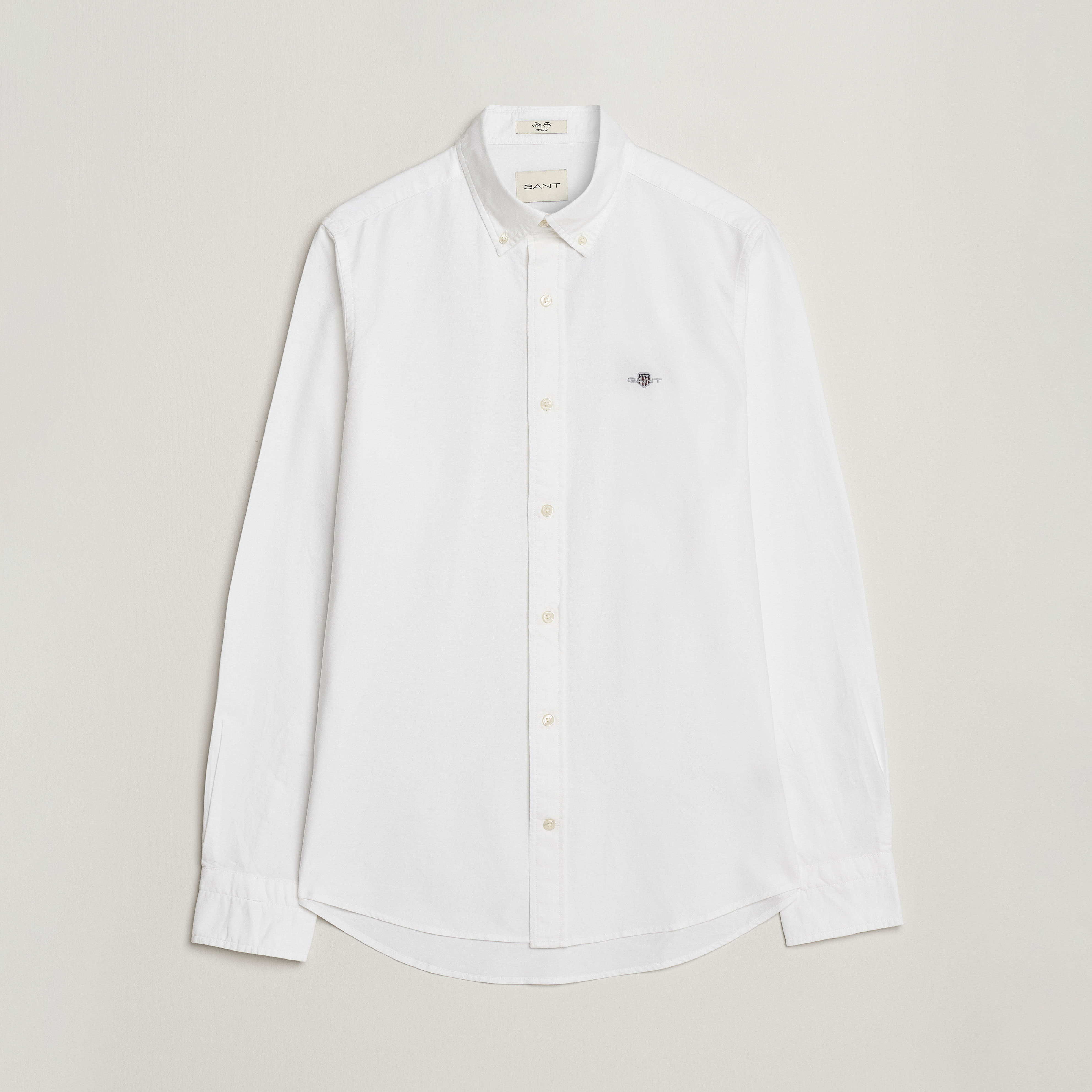 GANT Slim Fit Oxford Shirt White su CareOfCarl.it