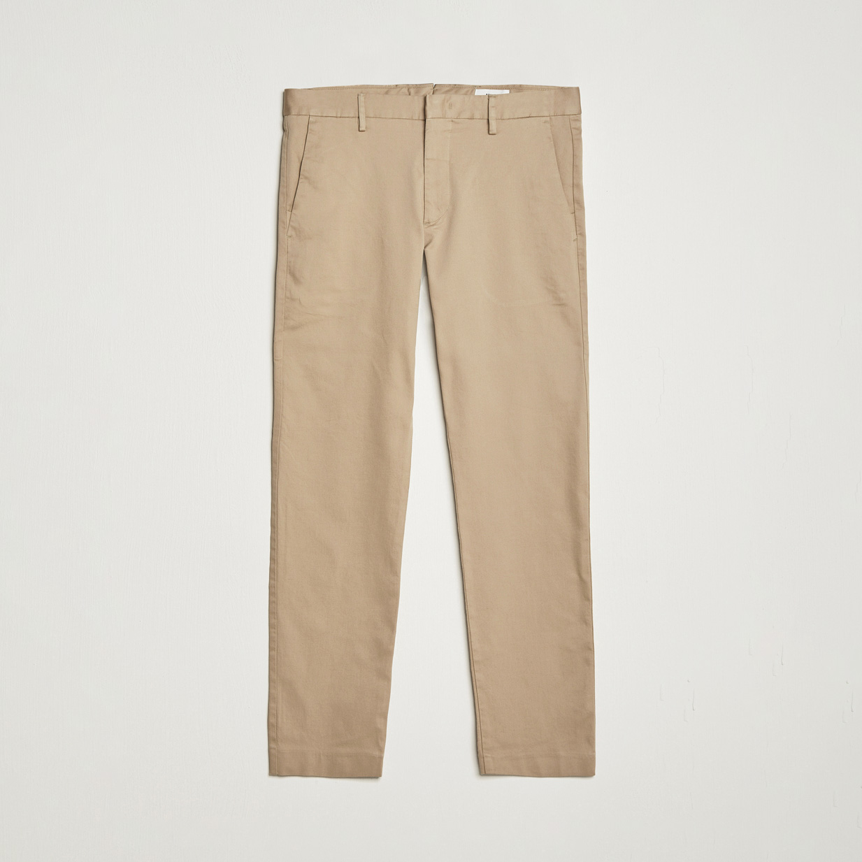 NN07 Theo Regular Fit Stretch Chinos Khaki su CareOfCarl.it