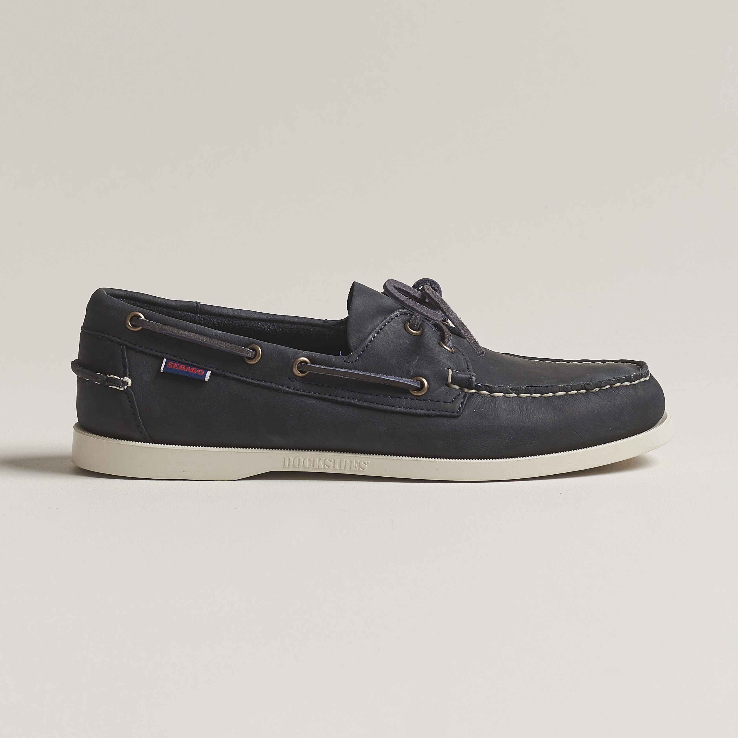 Sebago Dockside Nubuck Boat Shoe Blue Navy su CareOfCarl.it