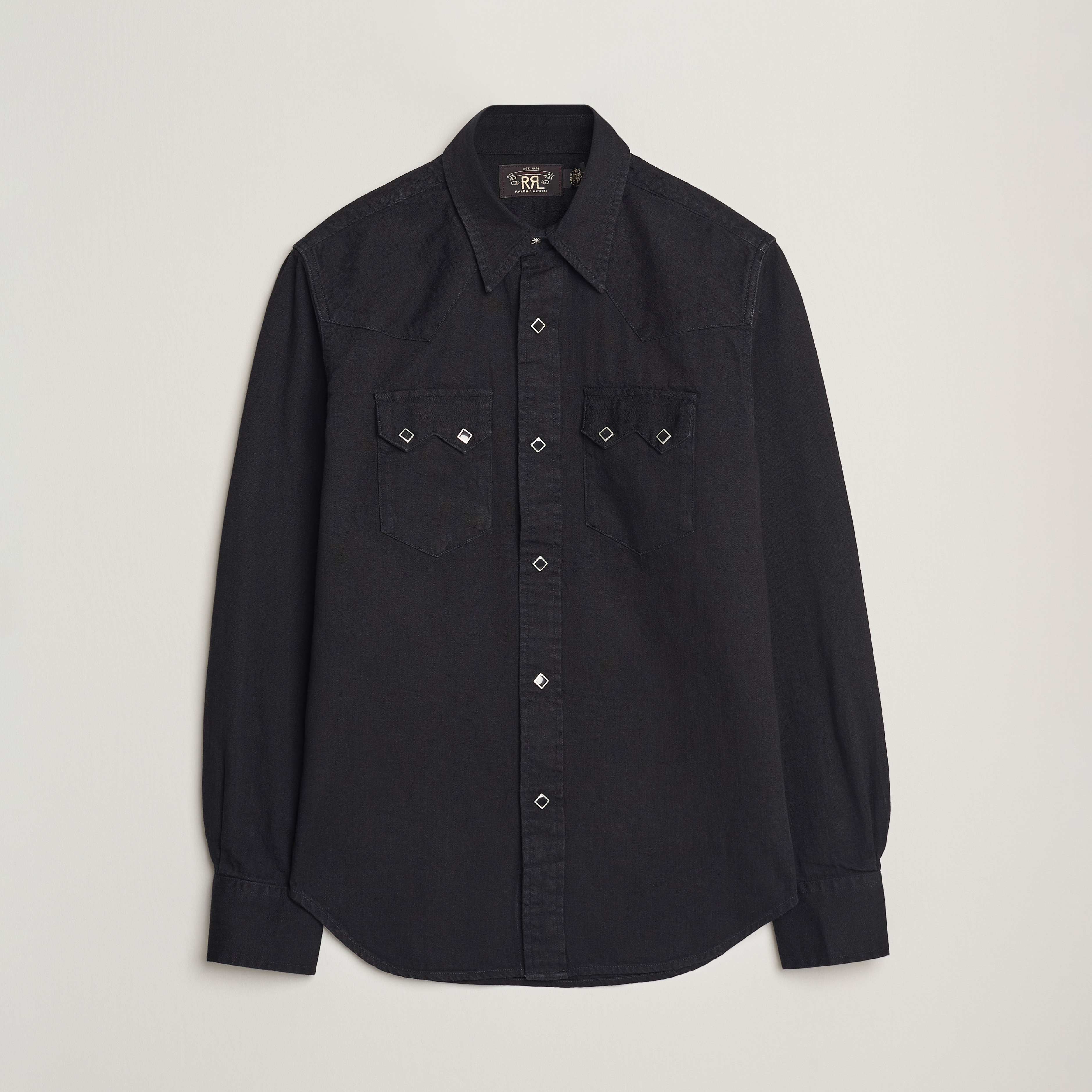 RRL Sawtooth Western Shirt Black su CareOfCarl.it