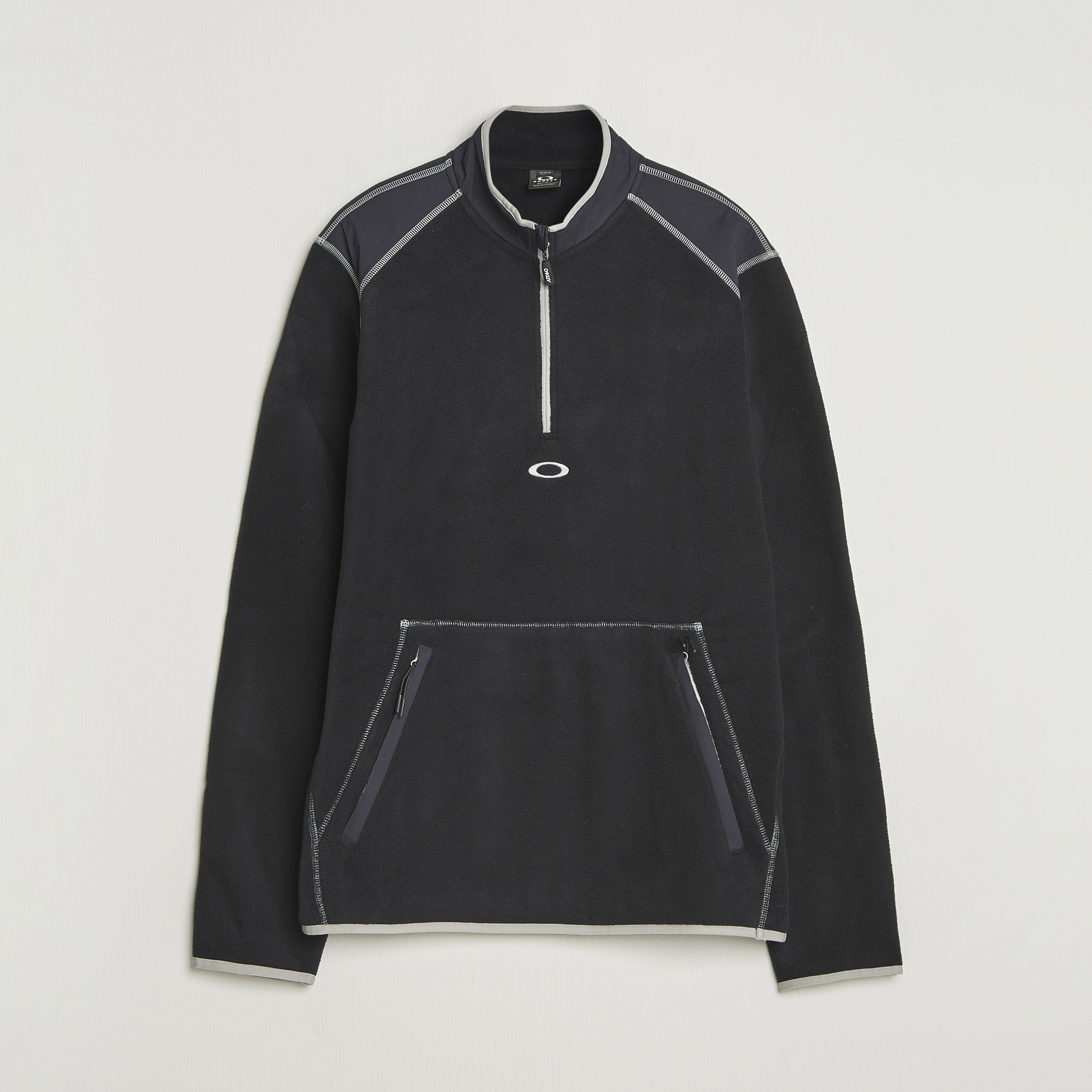 Oakley Butter Tech Half Zip Fleece Black su CareOfCarl.it