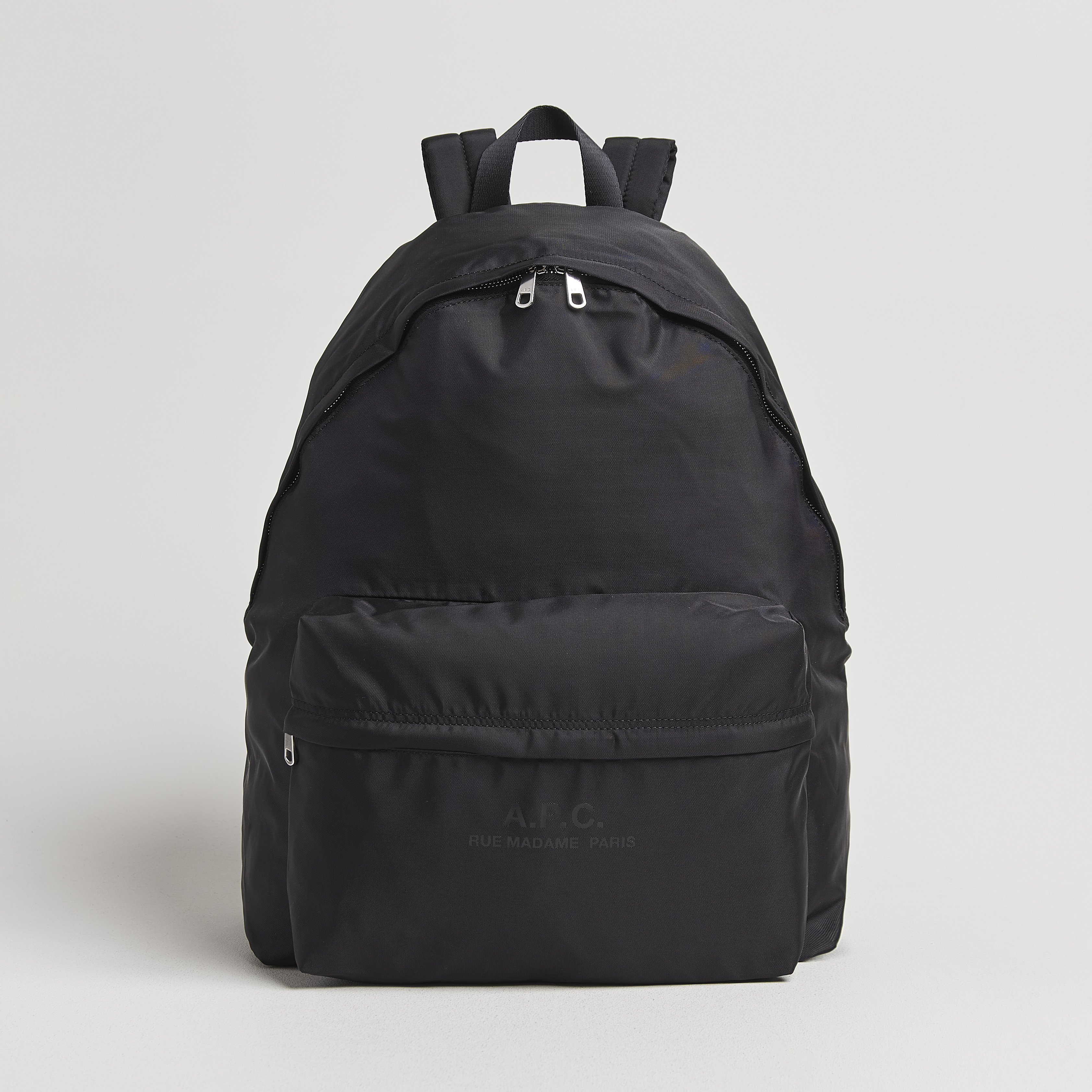 A.P.C. Backstage Nylon Cordura Backpack Black su CareOfCarl.it